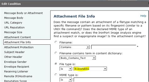 Solved Questions On Attachment In IronPort Scanning Cisco Community