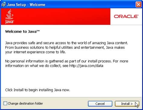 Installation Cannot Install Java Jre On Windows Xp Workstation Possibly Due To Previous