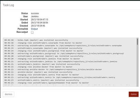 Allow Copying From Task Log Issue 468 Semaphoreui Semaphore GitHub