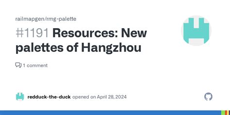 Resources New Palettes Of Hangzhou · Issue 1191 · Railmapgenrmg Palette · Github