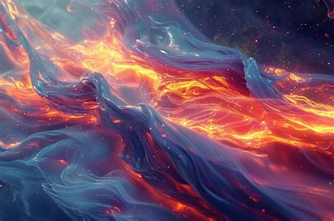 Witness Temporal Fractures Unveiling Abstract Glim Generative Ai Premium Ai Generated Image