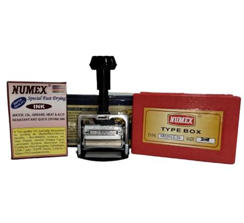 Mega Engineers Hand Batch Coding Machine Letter Size 2mm