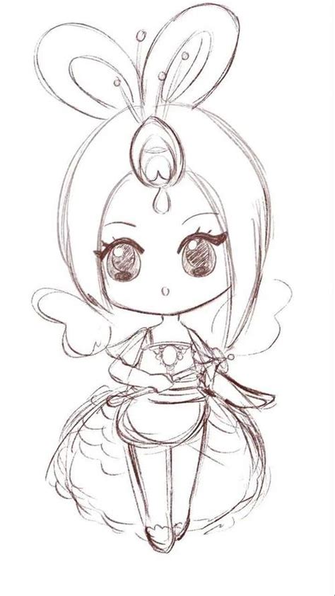 叶罗丽孔雀简笔画简单图文（高清14张） 简笔画图片大全