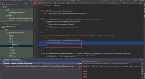 distinct sql assert failed in integration test after open db rule type · issue 6003 · apache