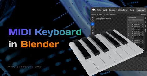 Midi Keyboard In Blender Midi Keyboard In Blender