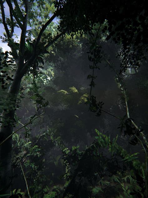 Unreal Engine 4 Beautiful Rainforest Environment