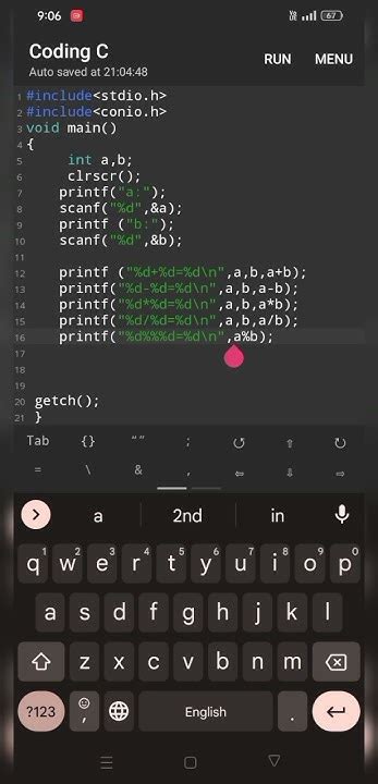 Perform Arithmetic Operations On Two Numbers In C Program
