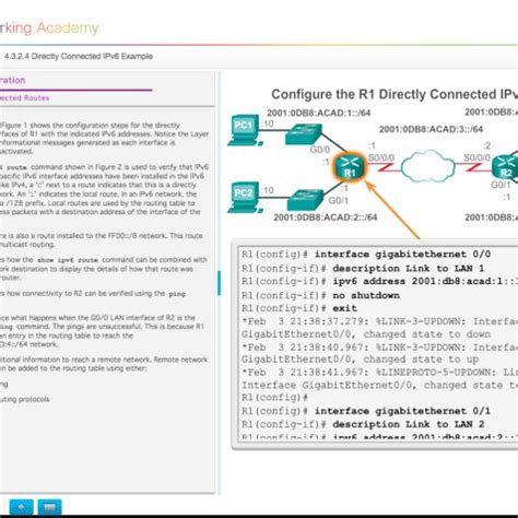 An Example Of The Cisco Academy V5 Curriculum Download Scientific Diagram