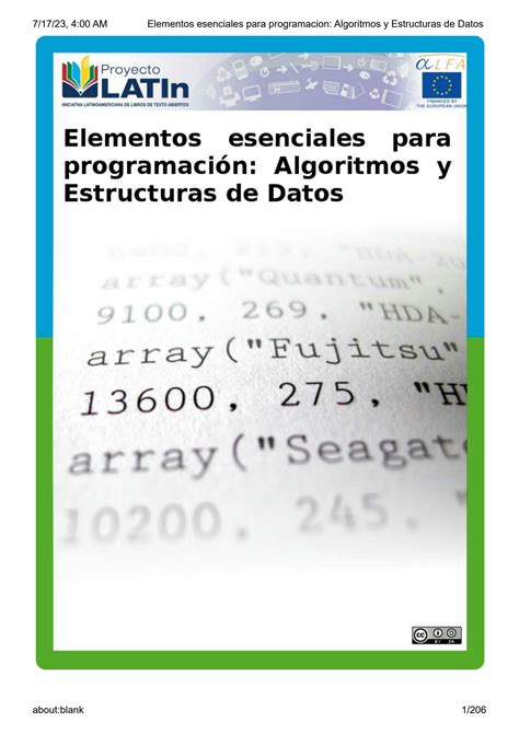 solution elementos esenciales para programacion algoritmos y