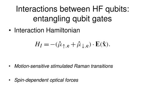 PPT Quantum Computing With Trapped Ion Hyperfine Qubits PowerPoint Presentation ID