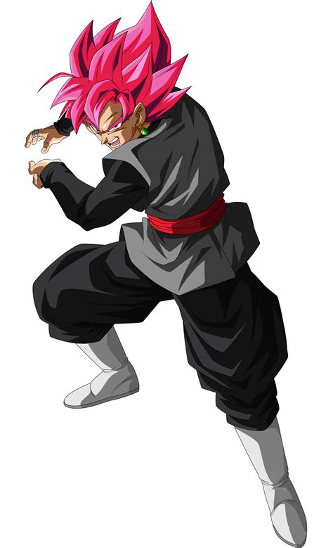 Goku Black Ssj Rose Evolution Render 1 Remake By Xchs On Deviantart