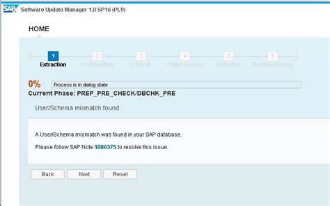 Userschema Mismatch Found In Database During Upgr Sap Community