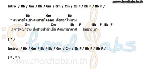 ดั่งดอกไม้บานคอร์ด คอร์ด ดั่งดอกไม้บาน เสถียรธรรมสถาน Sds