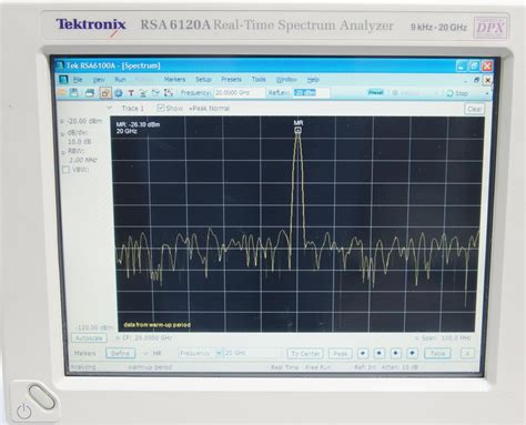Tektronix Rsa6120a Real Time Spectrum Analyzer 9 Khz To 20 Ghz With