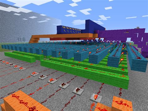 Two Seven Segment Display Calculator Minecraft Map