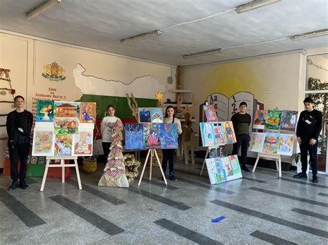 Арт група „Млади художници“ с ръководител Милена Иванова Занимания по интереси 2023 2024г