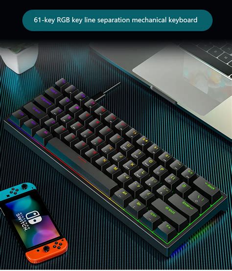 Mini Wired Keys Abs Keycaps Rgb Computer Keyboards Gaming Mechanical Keyboard Buy Mini