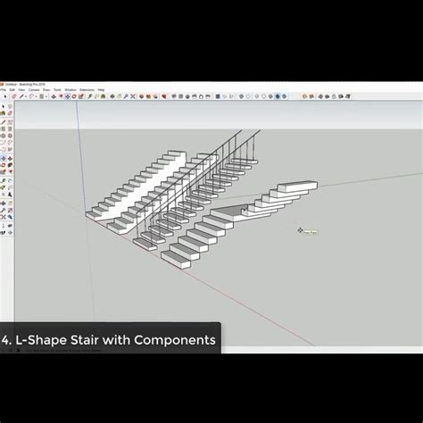 7 Ways To Create Stairs Stairs Sketchup 3dmodeling Sketchuppro