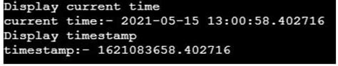 Timestamp To Date In Python Examples Of Timestamp To Date In Python