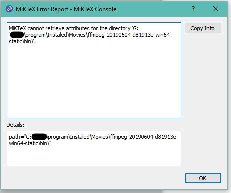 Error On Launch MikTeX Console Not Working TeX LaTeX Stack Exchange