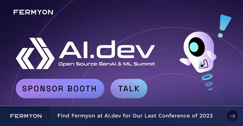 Find Fermyon At Aidev For Our Last Conference Of 2023