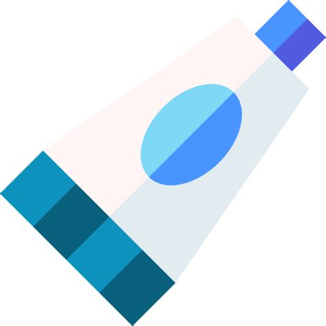Toothpaste Basic Straight Flat Icon