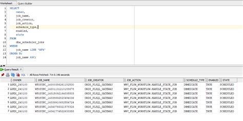 Workflow Jobs Not Starting After Importing Apex App Into Autonomous Database Free Oracle Forums