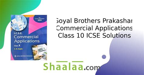 Goyal Brothers Prakashan Solutions For Commercial Applications [english
