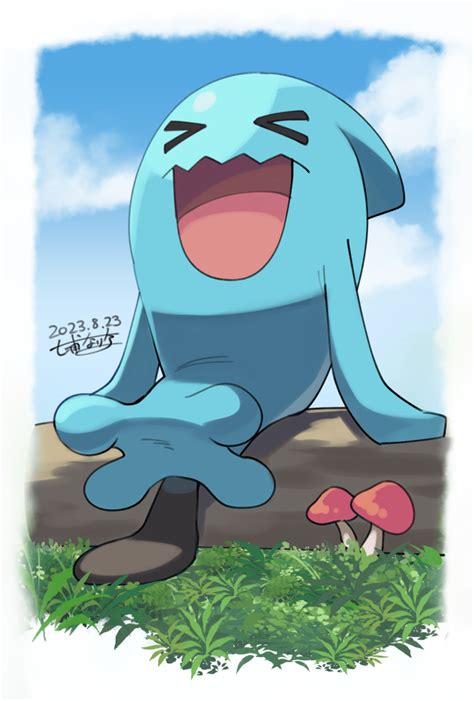 Wobbuffet Pokemon Drawn By Nanaura Narina Danbooru