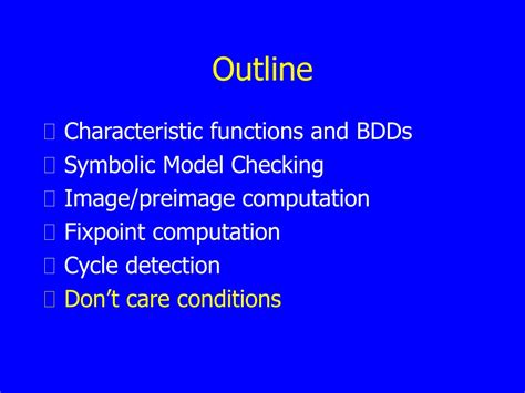 Ppt Symbolic Techniques For Model Checking And State Space Exploration Powerpoint Presentation