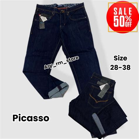 Jual Celana Jeans Picasso Slim Fit Original Jeans Picasso Original Celsna Shopee Indonesia