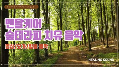 연속재생 멘탈케어 숲테라피 명상 요가 힐링 수면유도 스트레스해소 불안감해소 멘탈케어 Youtube