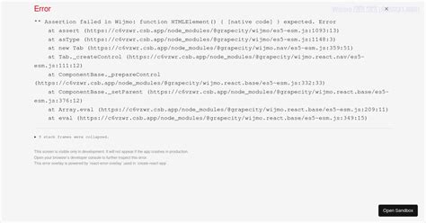 Wijmo Tabpanel Codesandbox