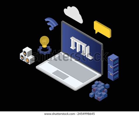 Itil Framework Service Management Infrastructure Library Stock Vector Royalty Free 2454998645