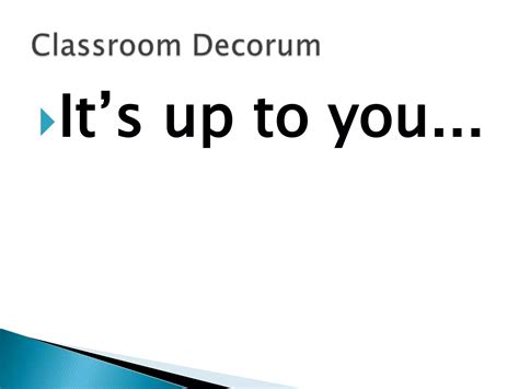 Classroom Decorum Pptx