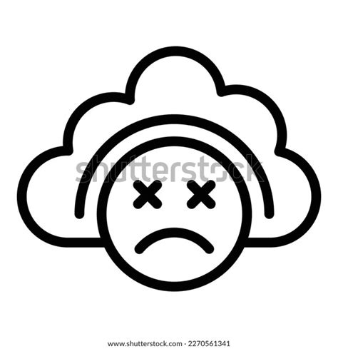 Data Cloud Icon Outline Vector Internet Stock Vector Royalty Free 2270561341 Shutterstock