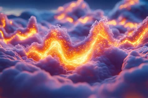 Artistic Rendering Of Voice Therapy Glowing Language Patterns Illustrate Articulation And Skill