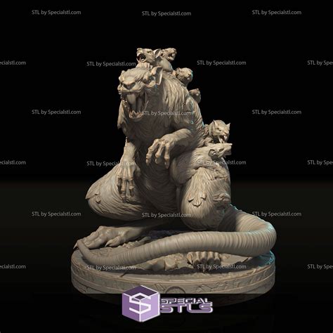 Giant Rats Bundle Crippled God Foundry Miniatures Specialstl
