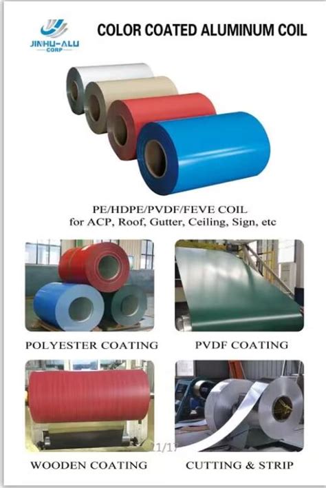 컬러 페인트 알루미늄 롤 Linyi Jinhu Color Coating Aluminium Industry