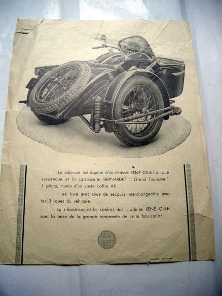 René Gillet G1 750cc 1934 Met Zijspan Boelensbikes