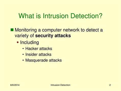 PPT Intrusion Detection PowerPoint Presentation Free Download ID 3044047
