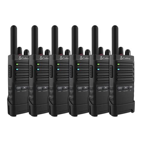 Cobra Px650 Bch6 Walkie Talkies 300000 Sq Ft Range Rechargeable 6