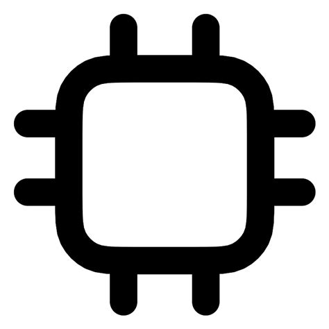 Cpu Chip Vector SVG Icon SVG Repo