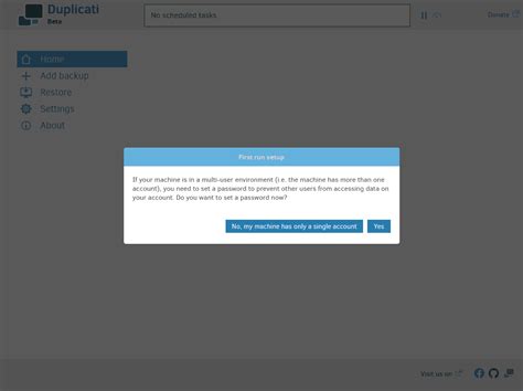 backup docker volumes with duplicati and docker compose virtualization howto