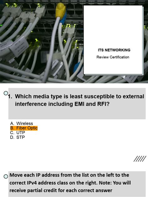 Answer Its Networking Review Pptx 2 1 Pdf Computer Network Ip