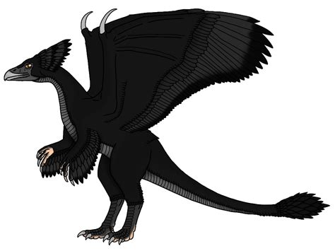 Black Snallygaster Render Ibispaint
