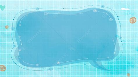 Dialog Border Bubble Blue Powerpoint Background For Free Download Slidesdocs