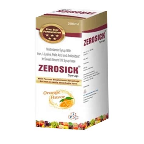 200ml Zerosick Syrup At ₹ 172bottle Parel Mumbai Id 26258053362