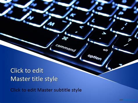 Free Computer Keyboard Ppt Template