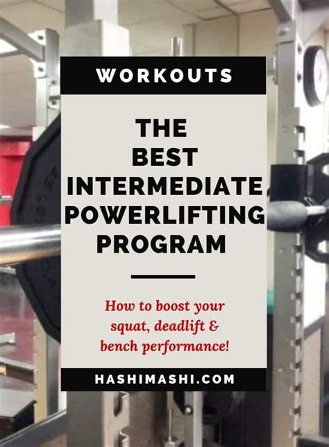 Best Intermediate Powerlifting Program For Fitness And Strength